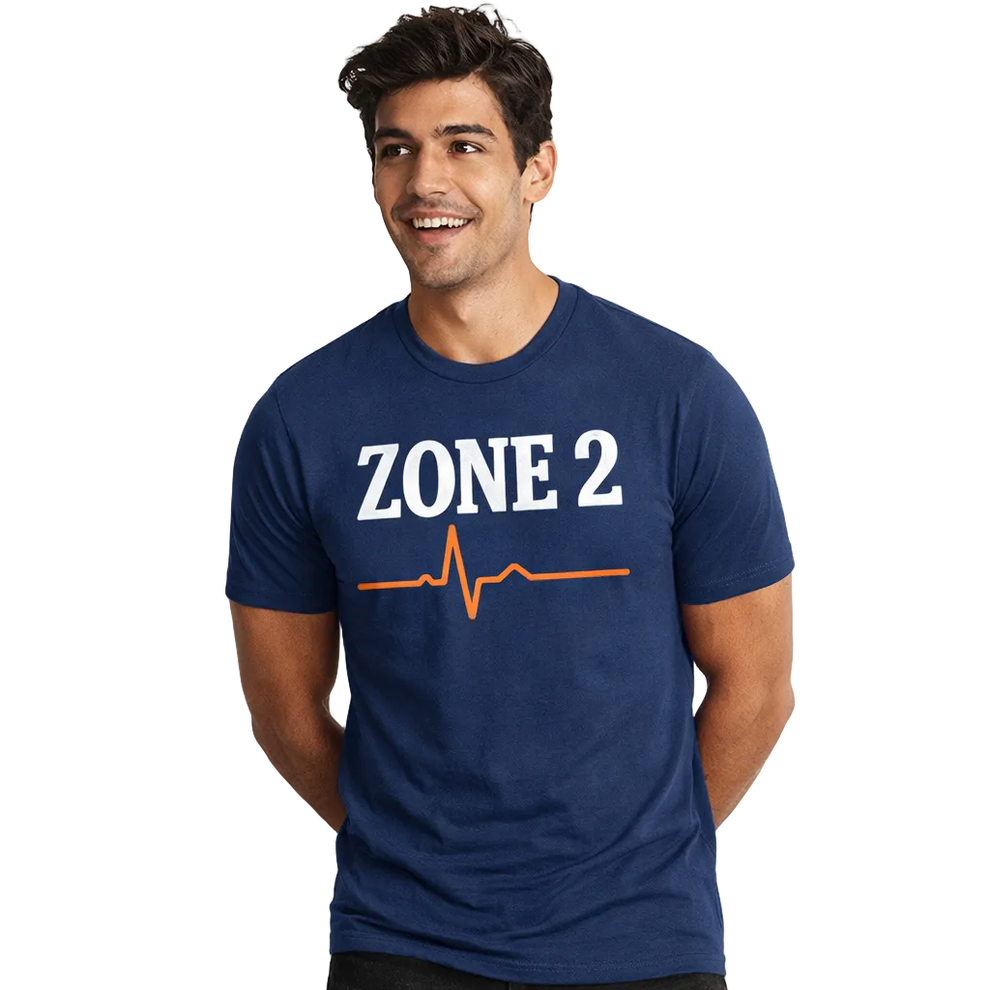 Zone 2 Cycling T-Shirt | Funny Endurance Cycling Tee & Gift | FTP & Chill